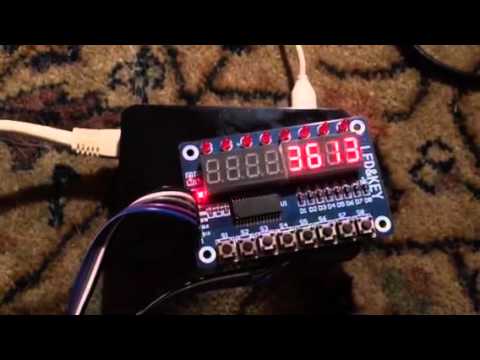 Tm1638 with Raspberry Pi and Windows IoT
