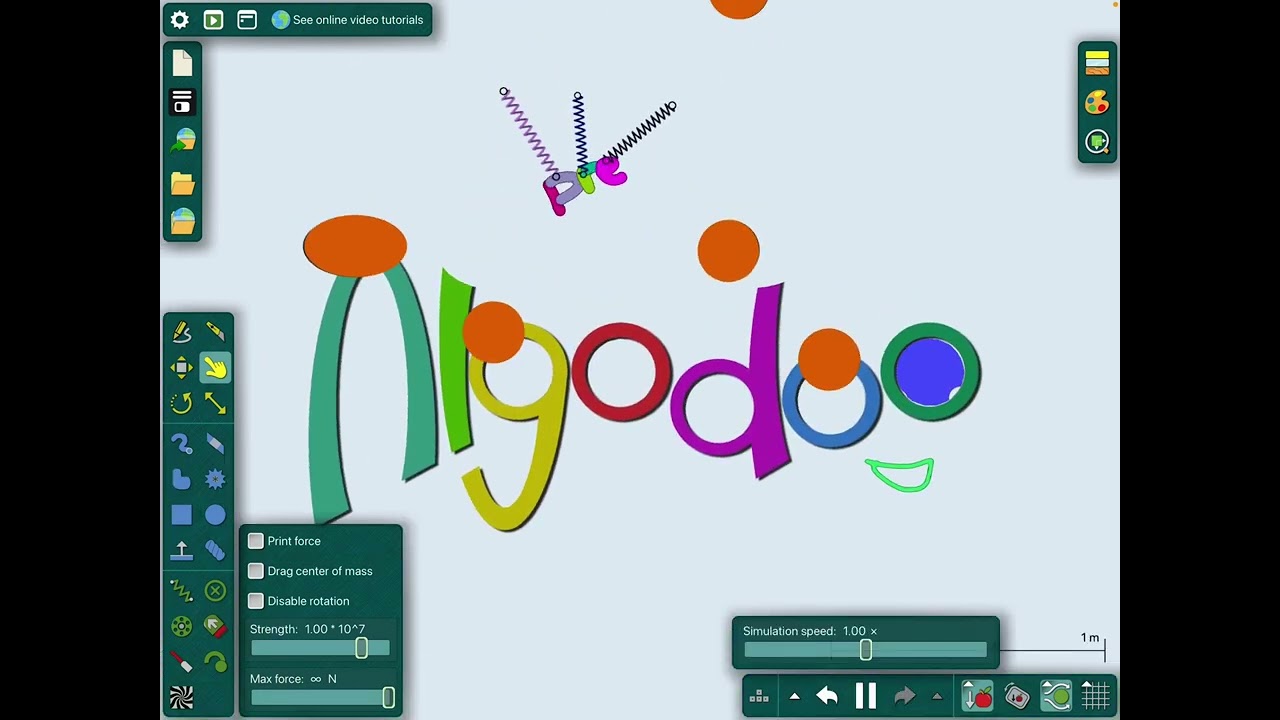 Algodoo PRE VERSION fanmade intro!