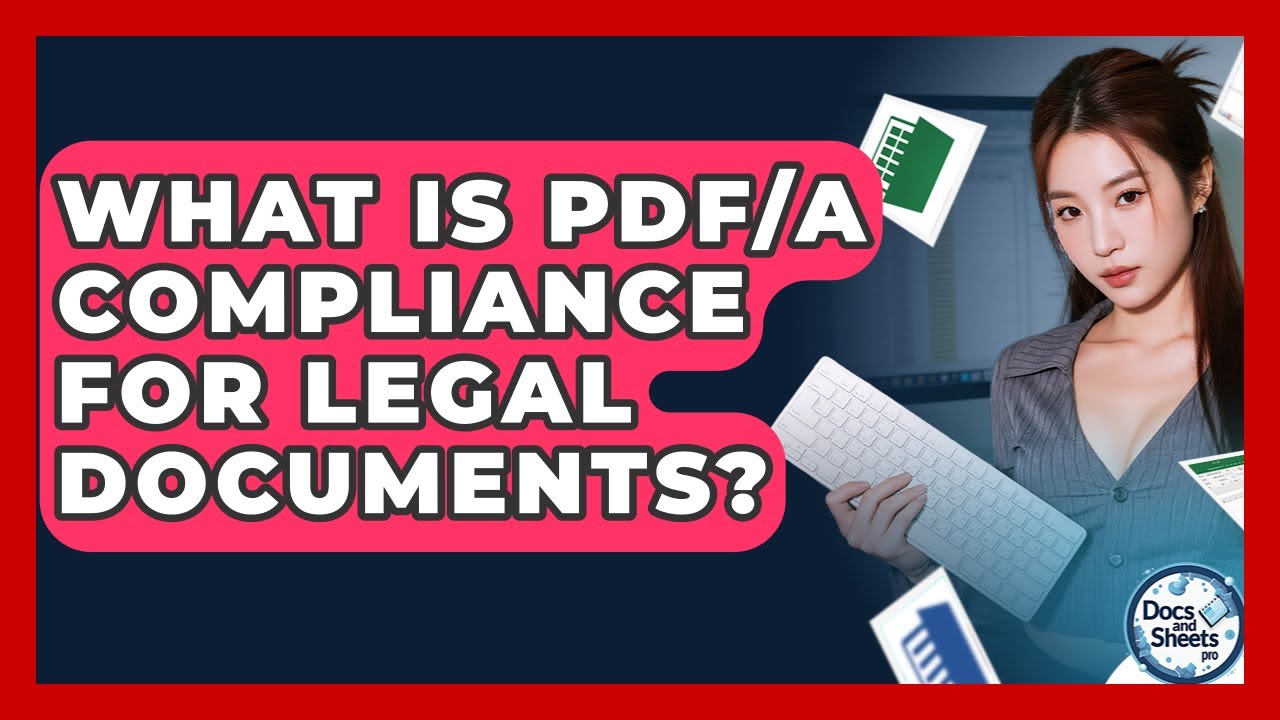 What Is PDF/A Compliance For Legal Documents? - Docs and Sheets Pro
