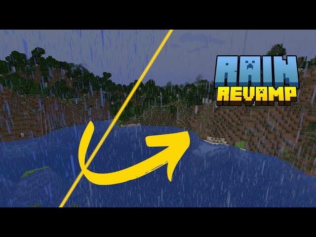 5 best texture packs for rain in Minecraft