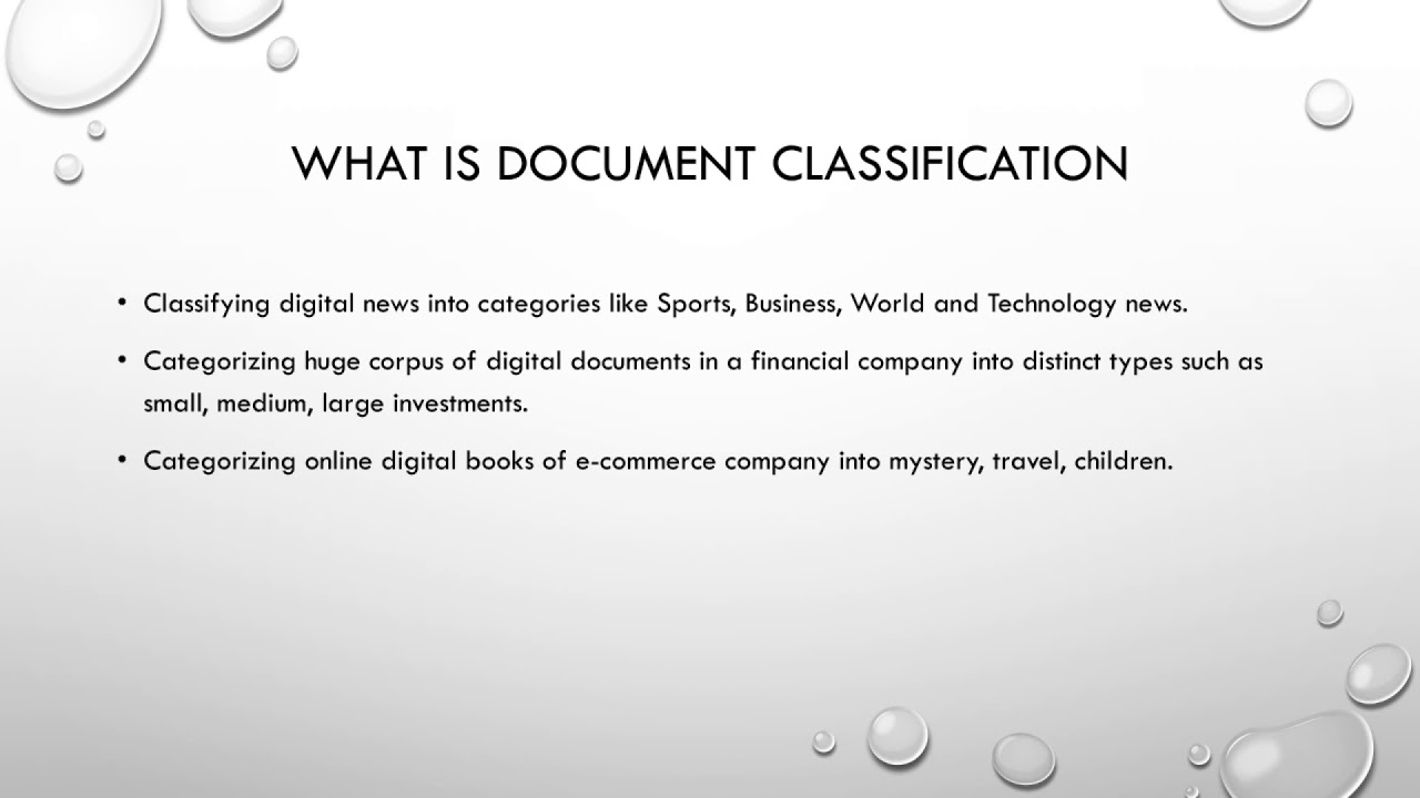 What  is Document Classification?