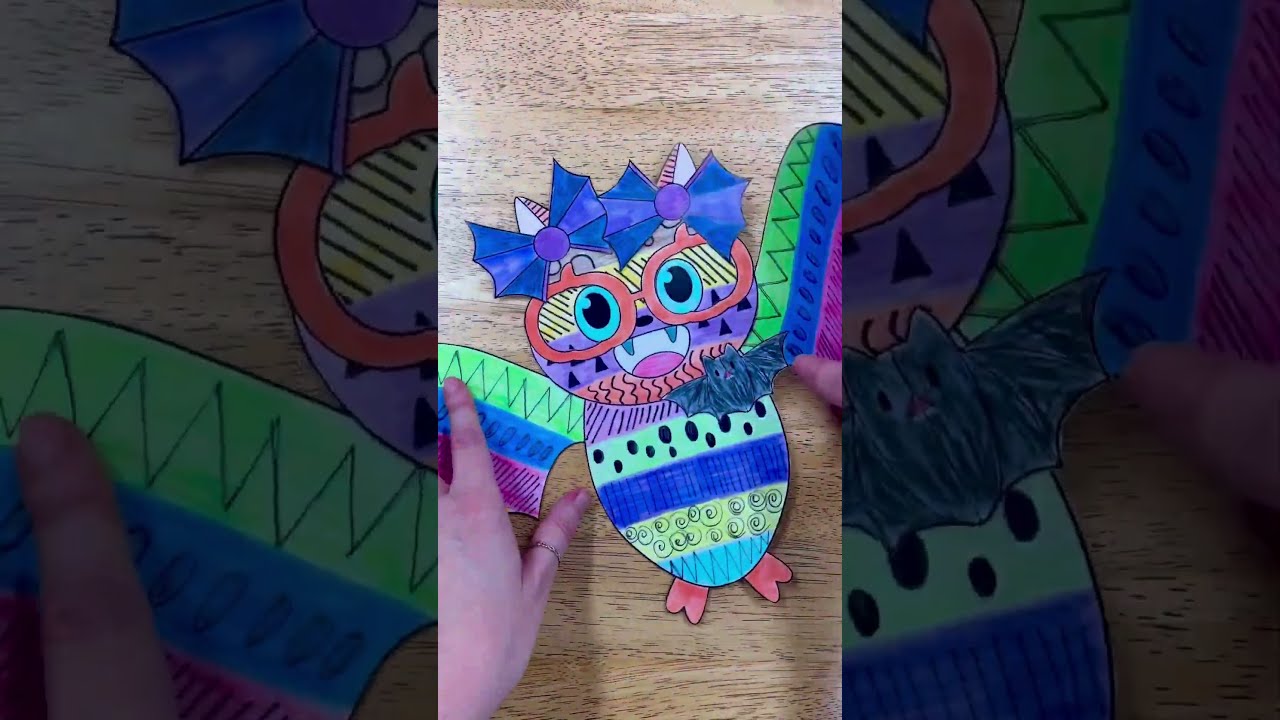 Printable Funky Halloween Coloring Pages #shorts #printables #halloweencraft #coloringpages