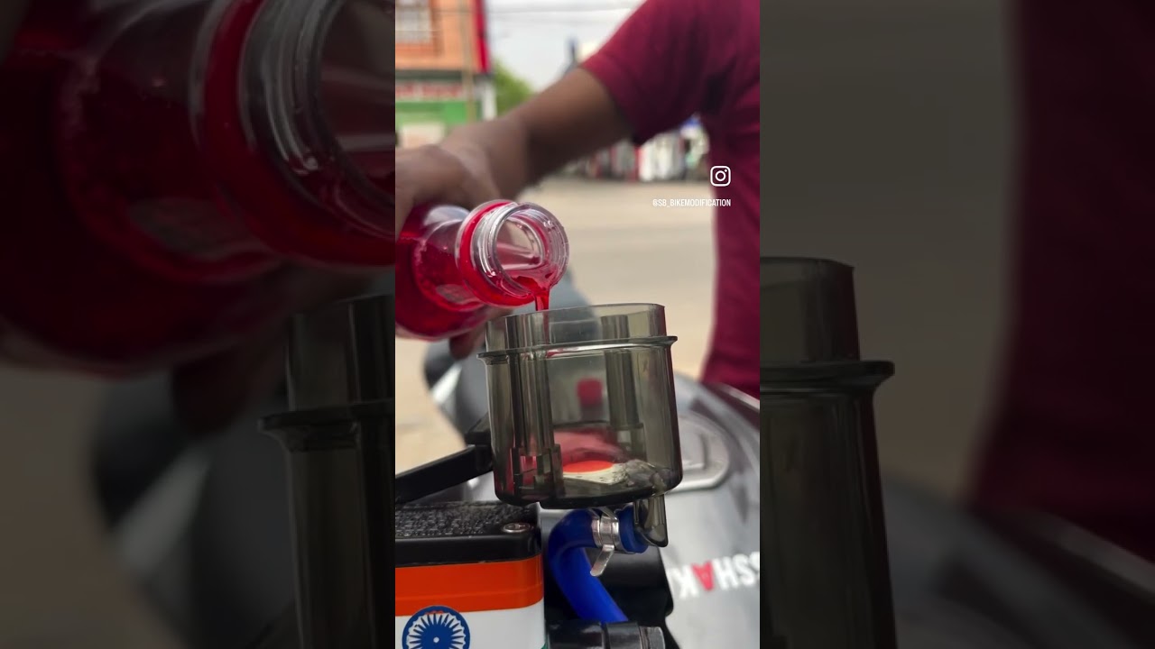 Brembo Universal Motorcycle Brake Fluid Tank #bikeshorts #bikemodified #bajajpulsar #ns160