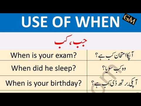 Wh Questions in English || Types Examples and Urdu Translation