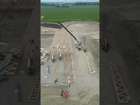 Getting the trusses on one truss at a time