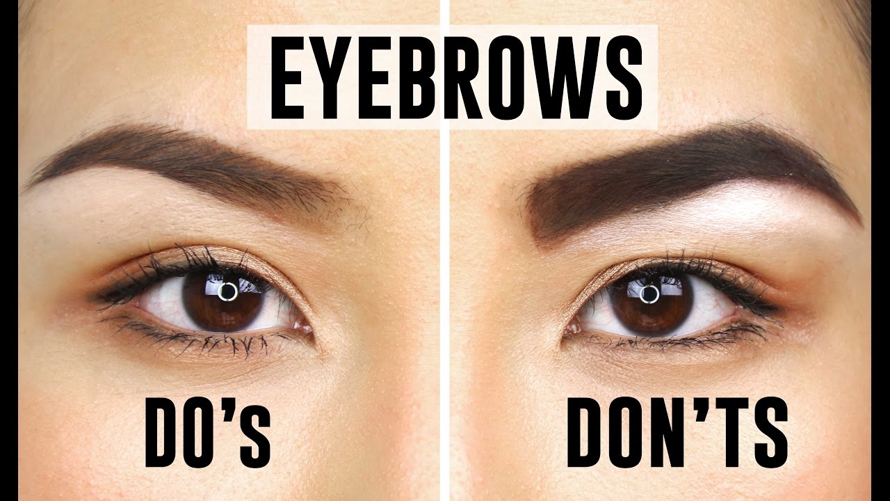 10 COMMON EYEBROW MISTAKES YOU COULD BE MAKING | Do's and Dont's