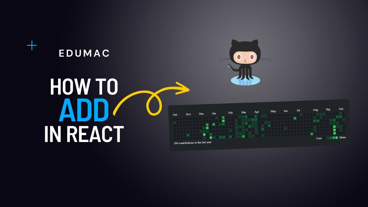 How to Add GitHub Calander in React App 🔥🔥🔥