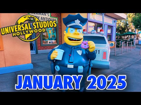 Universal Studios Hollywood - January 2025 Walkthrough [4K POV]