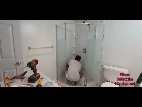 How to install a shower stall (MAXX SHOWER KIT , Lobelia)