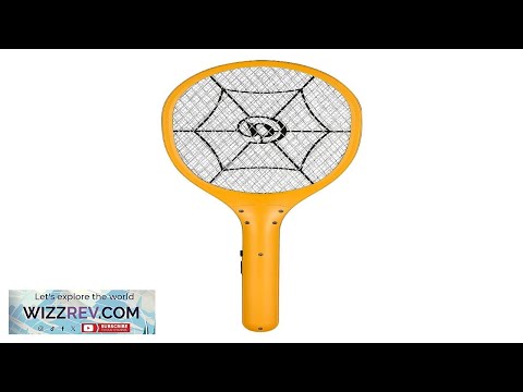 Electric Fly Swatter with 3 Layers Mesh and 500mAh Battery Yellow Review