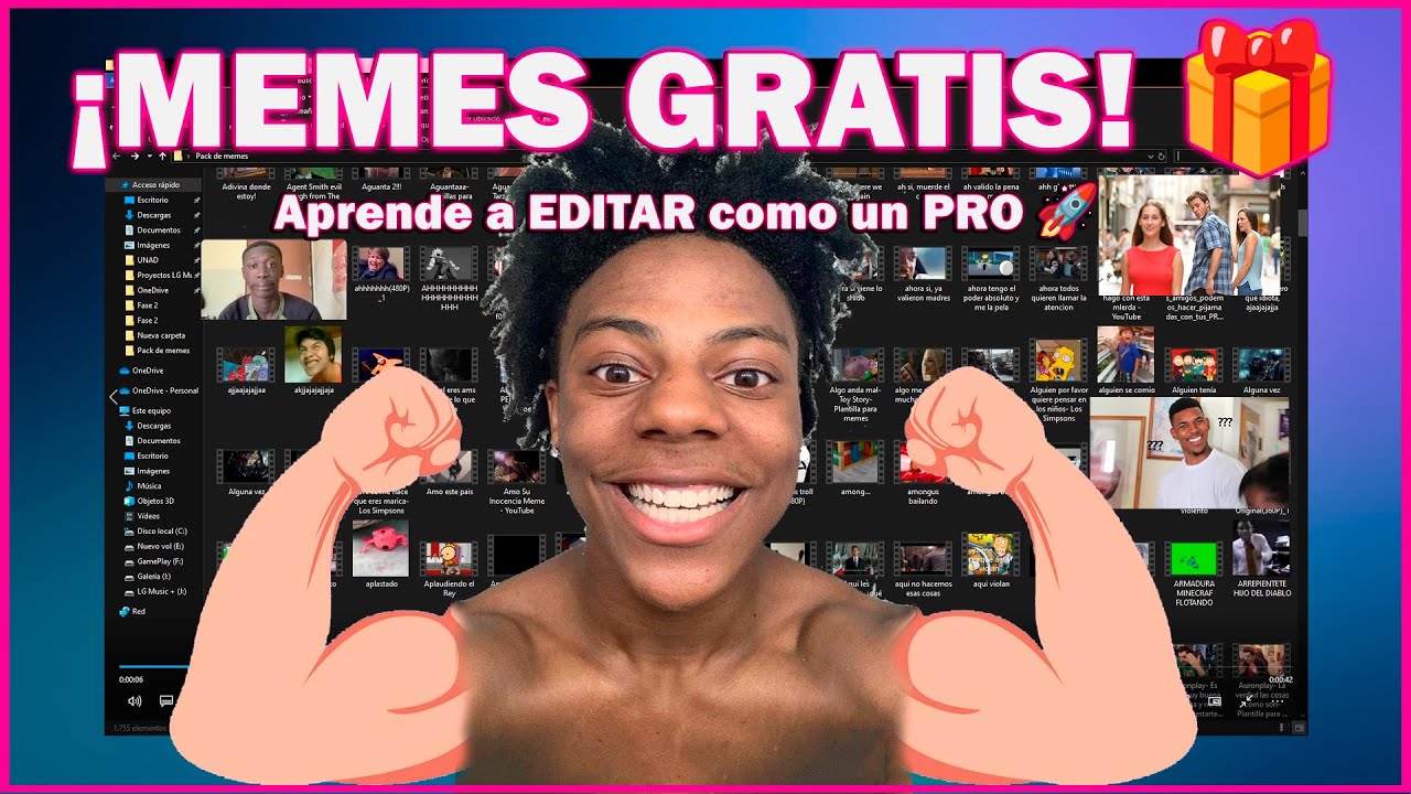 ¡Descarga el MEJOR PACK DE MEMES! 🚀 (más de 1700 memes GRATIS + Tutorial Edición)