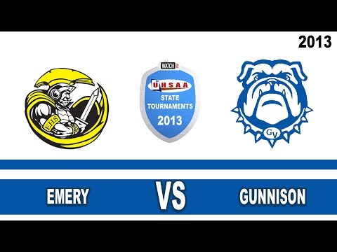 2A Boys Basketball: Emery vs Gunnison High School UHSAA 2013 State Tournament Semifinals