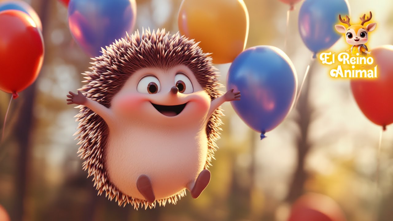 RIZO EL ERIZO 🌸 Canción Infantil de los Amigos del Bosque 🌲 El Reino Animal HD 2024