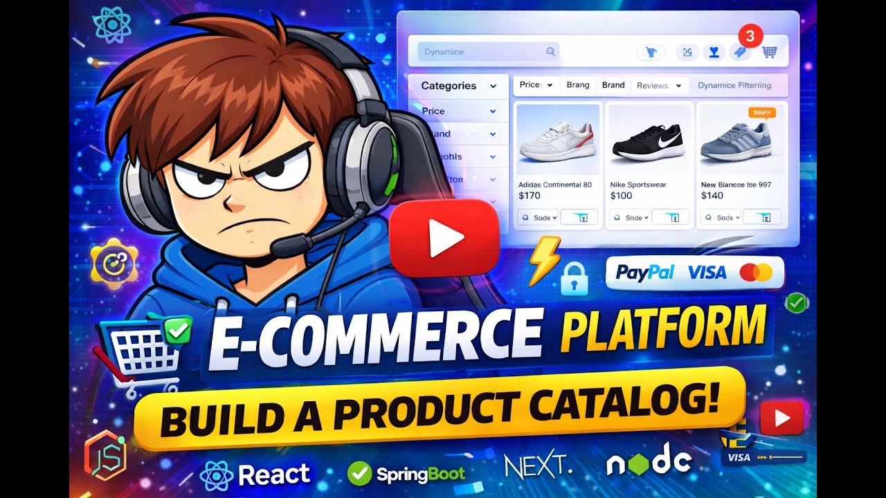 Full-Stack E-Commerce Tutorial (React + Spring Boot) — Day 1 Setup