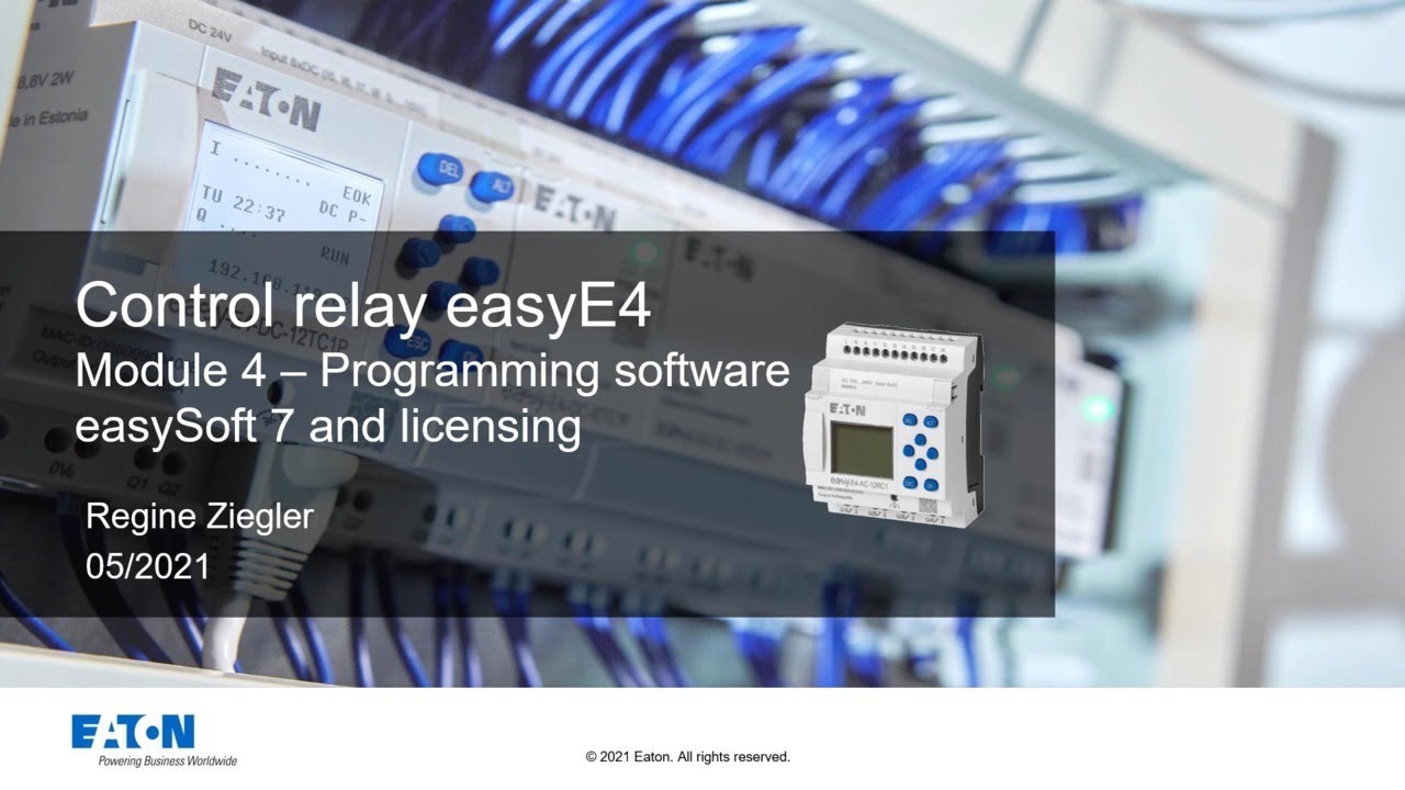 Eaton easyE4: Programming software and licensing