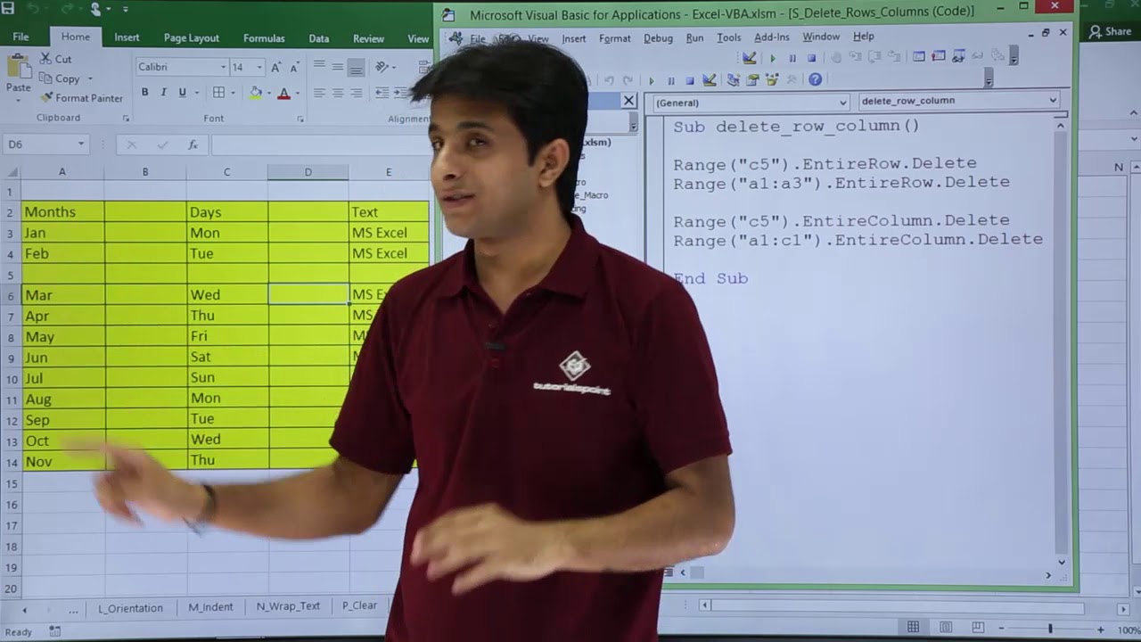 Excel VBA - Rows and Columns Delete