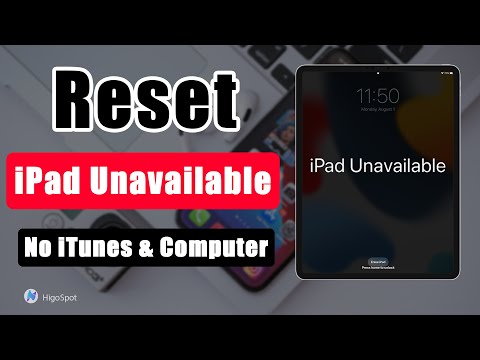iPad Unavailable? Here’s How to Reset Unavailable iPad without iTunes| Reset iPad If Forgot Passcode