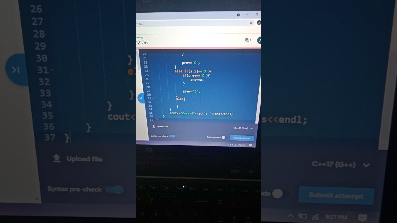 Codejam 2021 # moons and umbrellas # qualification round # complete code