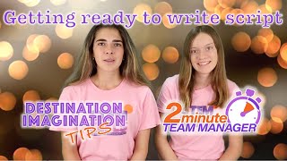 How to write the first draft of your DI script | Montana Destination ...