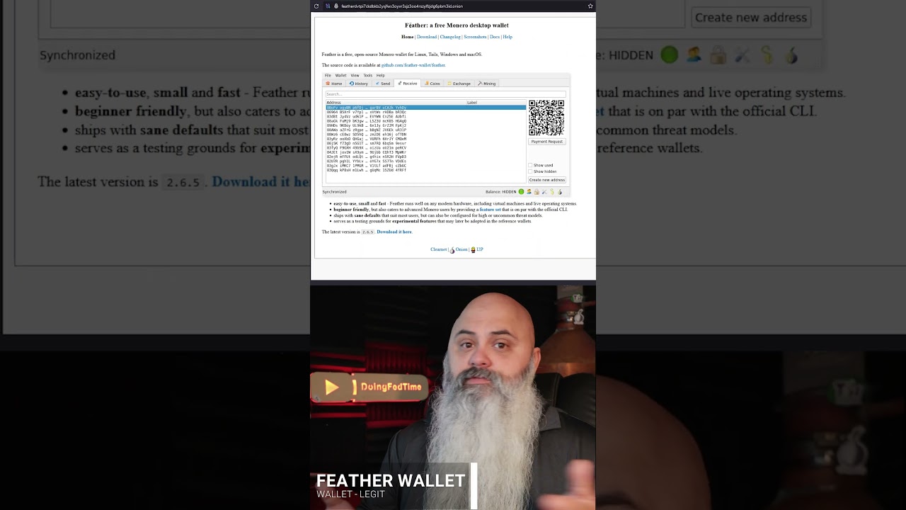 Feather Wallet #monero #featherwallet #xmr