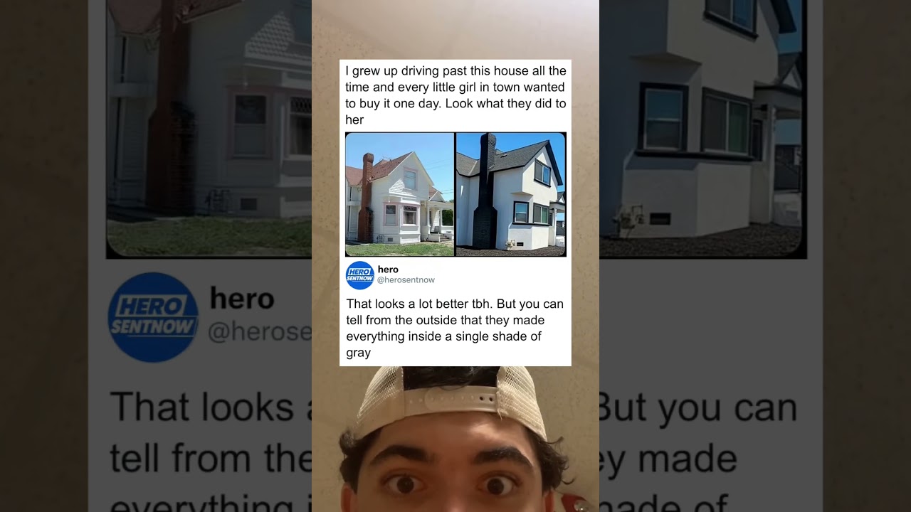 The house looks very different after renovation