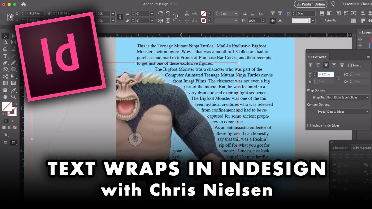 Working with Text Wraps in InDesign