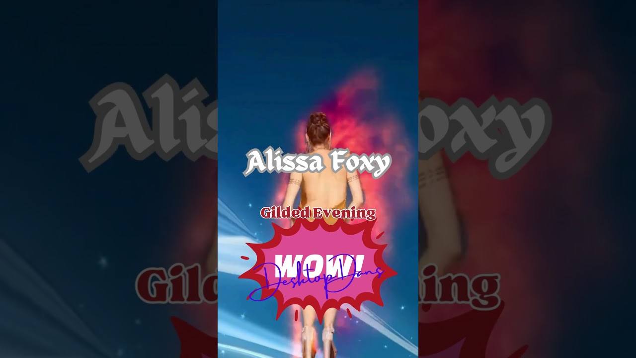 Alissa Foxy - Gilded Evening #модель #красота #dancesgirls