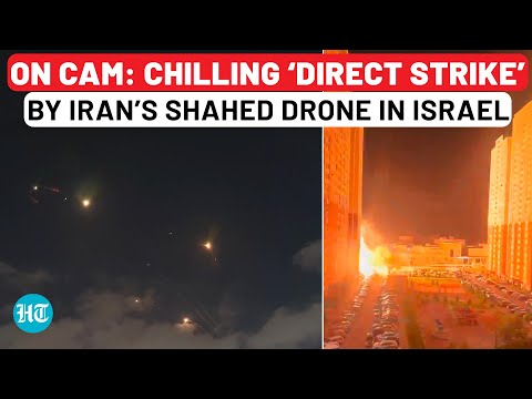 After Missiles, Now Iran Shahed Drones Wreak Havoc In Israel? Chilling Video Shows ‘Direct Strike’