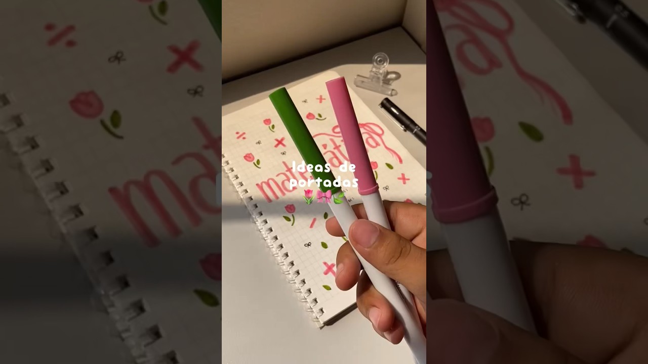 Idea de portada de matemáticas 🧮📚🫶🏻 #coquette #study #portadas #portadasbonitas #studygram