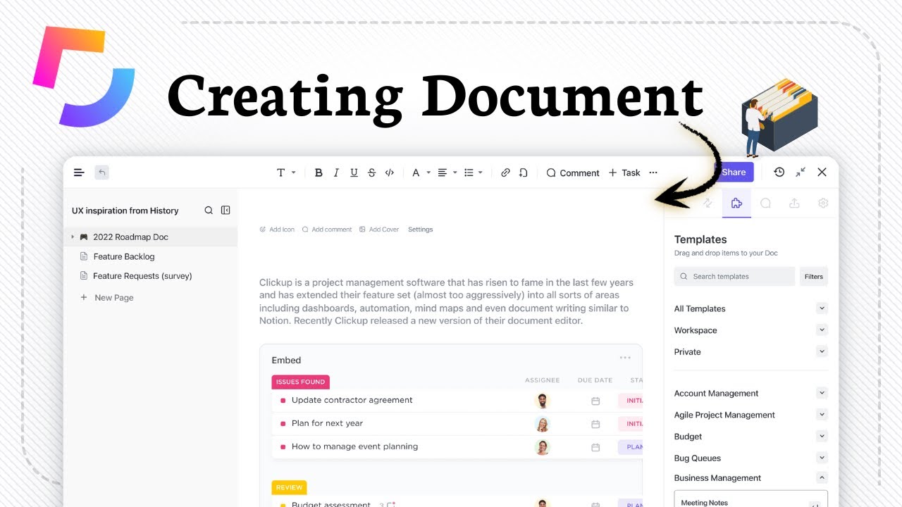 How to Create a Document in ClickUp (No Extra Tools Needed)