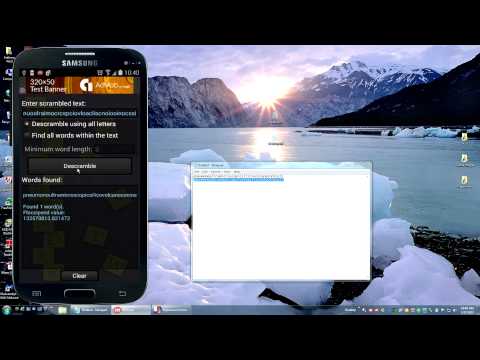 Foccipender 1.1 Review (Android word descrambler/anagram generator))