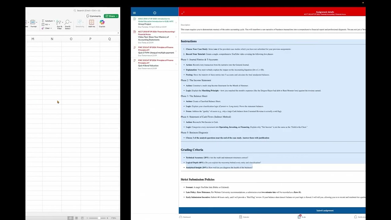 Exam assignment mastery