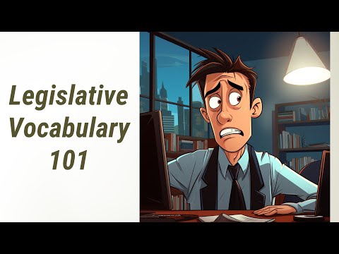 Master the Language of Law: Understanding Legislative Vocabulary