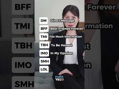 Chat Abbreviations in Daily English