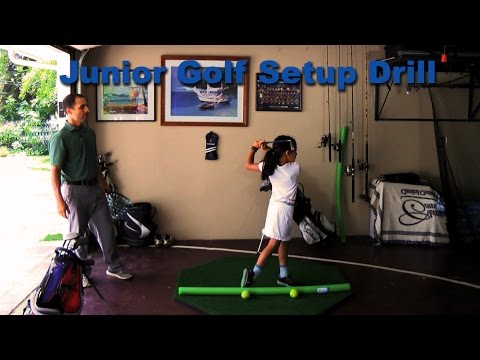 Junior Golf Setup Drill || Golf Tips