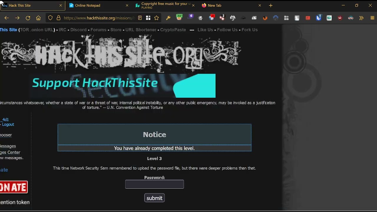 Basic 3  #hackthissite