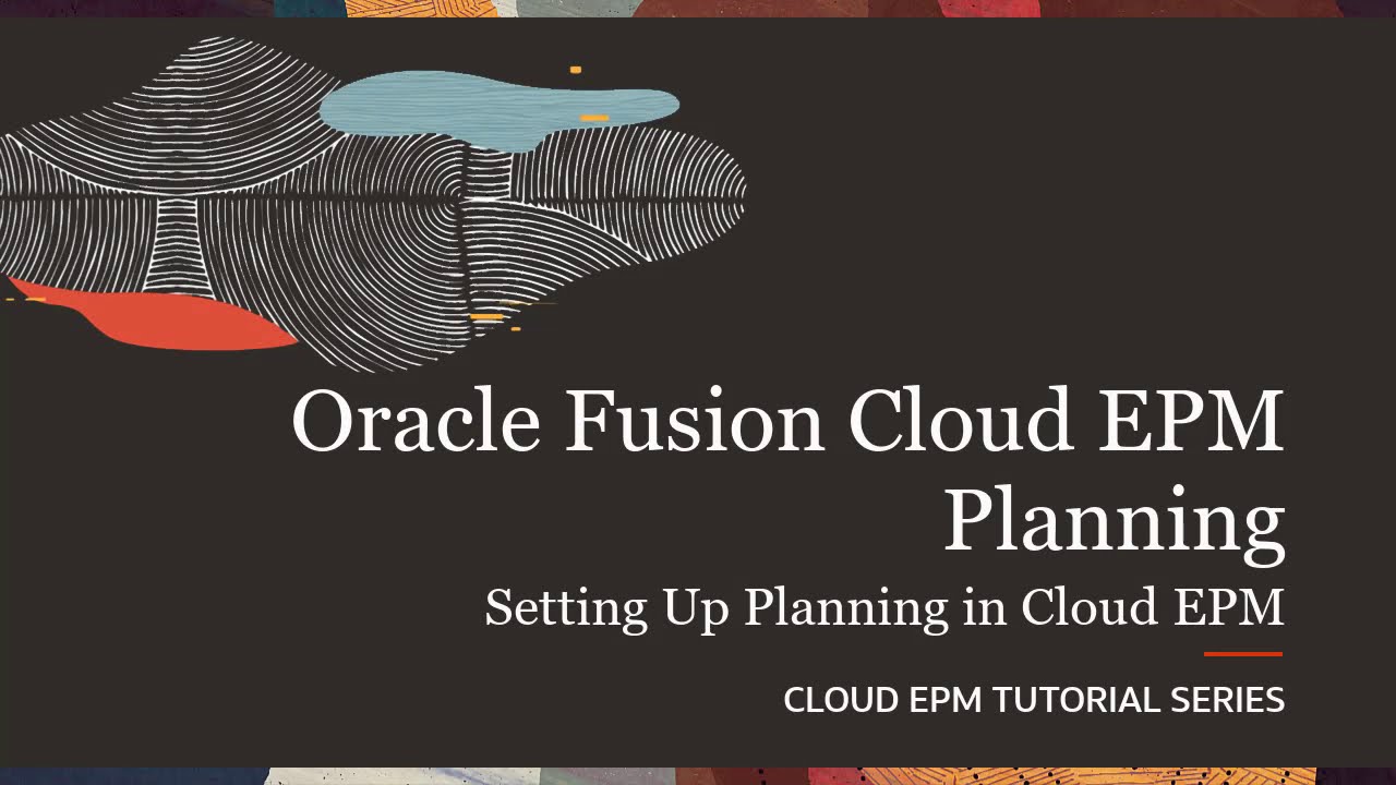Setting Up Planning in Cloud EPM