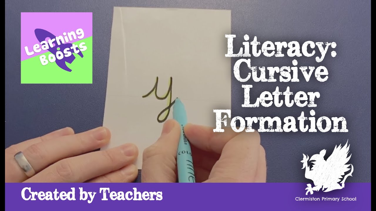 36. Literacy - Cursive letter formation