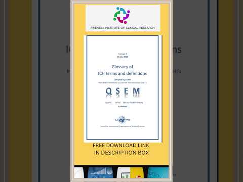 The Experts’ Guide To Cioms Glossary Of Ich Terms And Definitions Version 4 2023-Free Copy Link