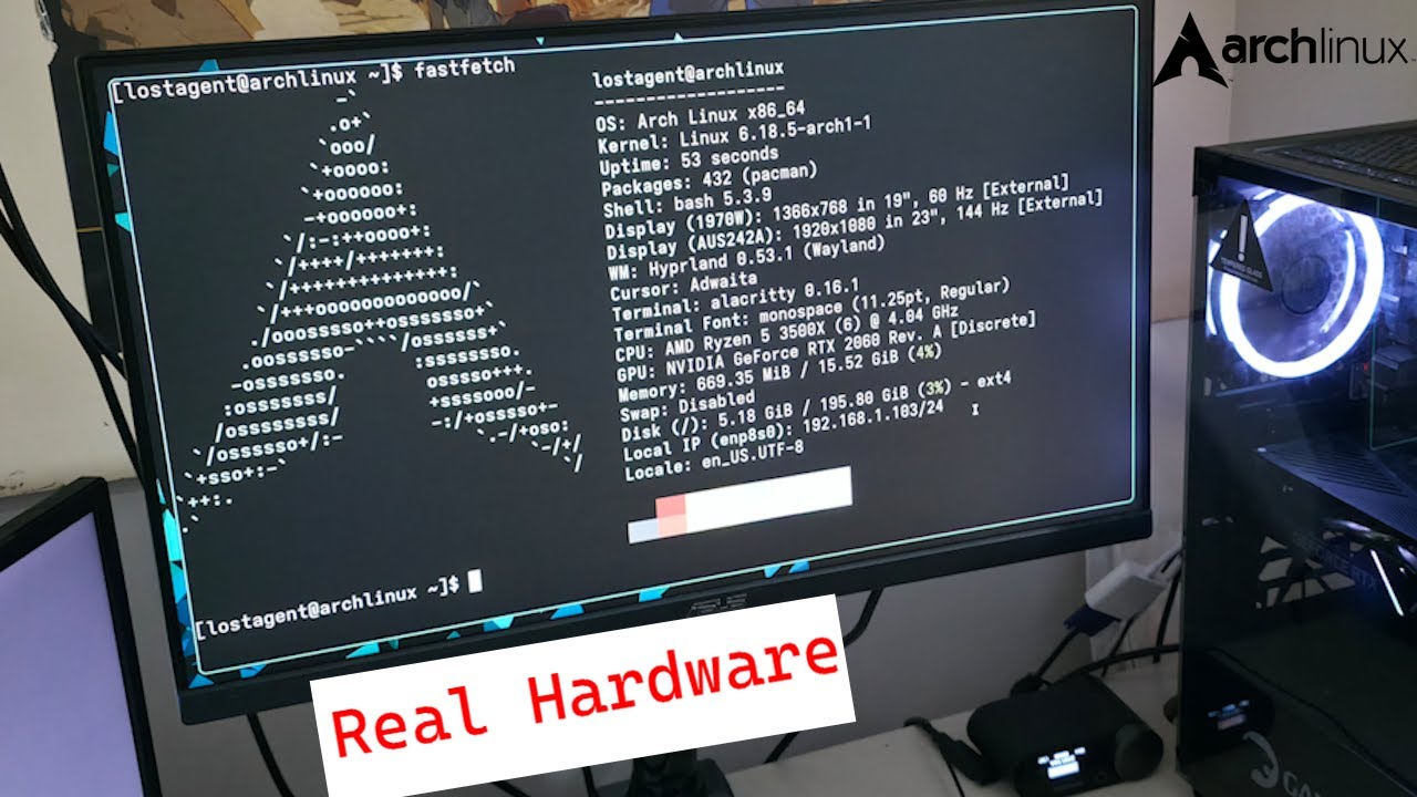 Arch Linux Installation Guide 2026 (Real Hardware)