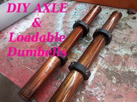 3D file DIY AXLE Dumbbell adjustable set・3D printable model to download ...