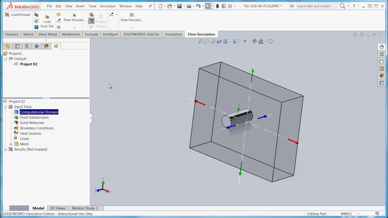 Solidworks Flow Simulation - Part 01