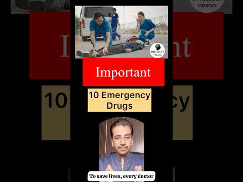 10 Emergency drugs (important) #emergency #nursing #doctor