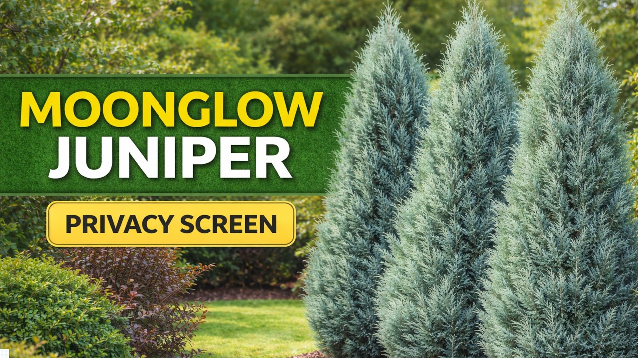 Moonglow Juniper Privacy Screen | Juniperus scopulorum ‘Moonglow’