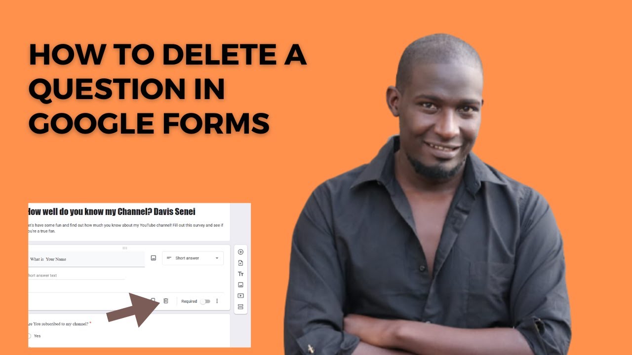 How to Delete A Question In Google Forms