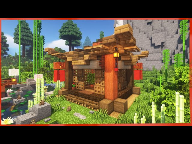 How to build a Tea House Minecraft Map