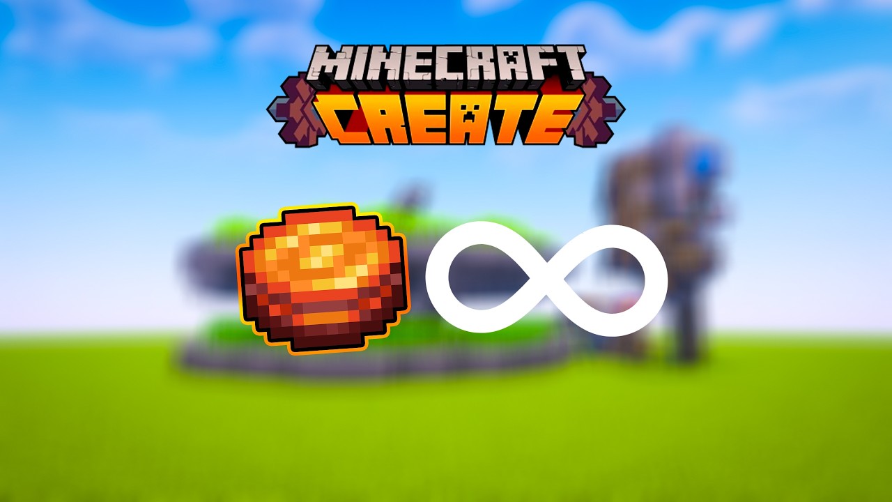 Minecraft Create Mod Infinite Blaze Cake Guide | 4K Per Hour Farm Tutorial