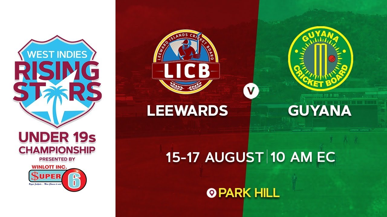 M5- Leewards v Guyana-Day 2 | CWI Rising Stars Boy's U19 Championships 2022