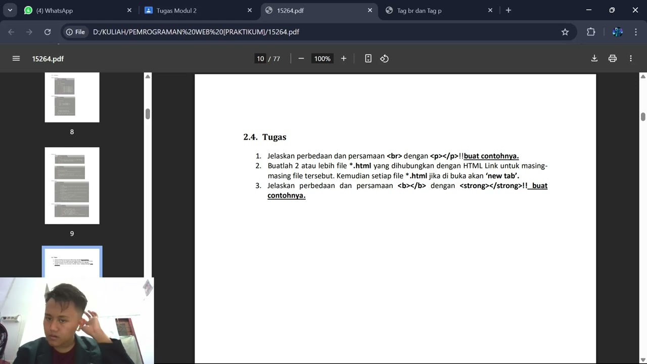 Tugas Modul 2 | PRAKTIKUM PEMROGRAMAN WEB