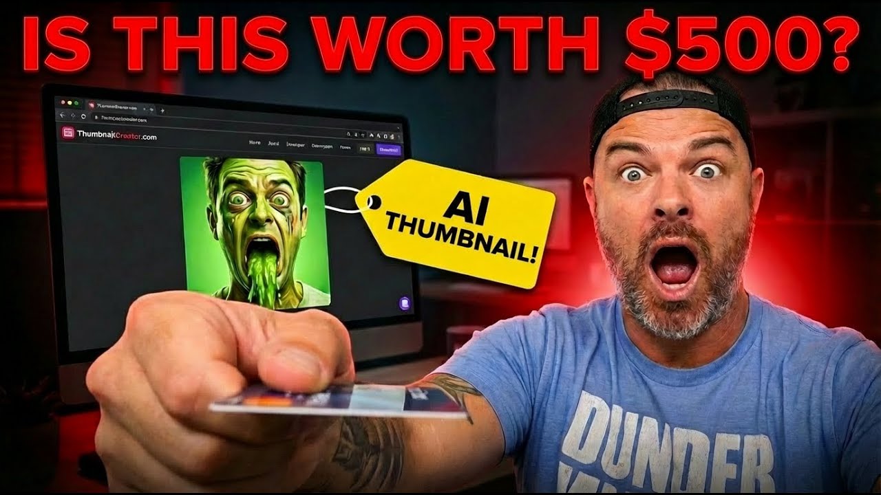 I tested this AI THUMBNAIL MAKER with HILARIOUS results...